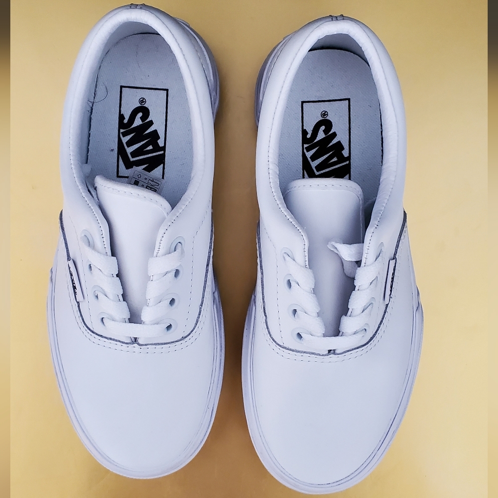 Vans Limited Edition Leather Stacked Sneakers - Gem